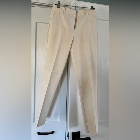Hugo Boss | Pants & Jumpsuits | Hugo Boss Womens Cream Slim Fit Slacks ...